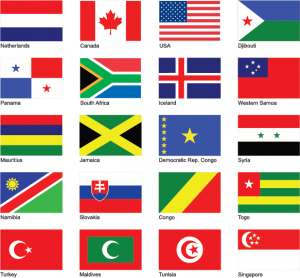 Flags Part 1 vector, Flags Part 1 in .EPS, .CRD, .AI format