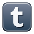 Tumblr icon vector, Tumblr button in .EPS, .CDR, .AI format