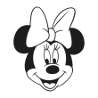 Minnie Mouse (.EPS) vector, Minnie Mouse (.EPS) in .EPS, .CDR, .AI format